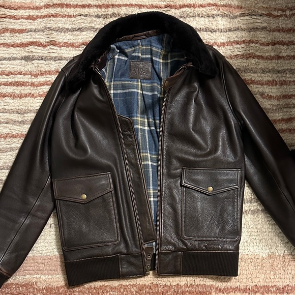 Satchel & Page | Jackets & Coats | Satchel Page Leather Bomber Jacket ...